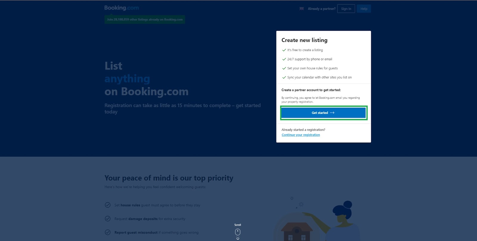 Como crear un anuncio en Booking.com - Hosthub