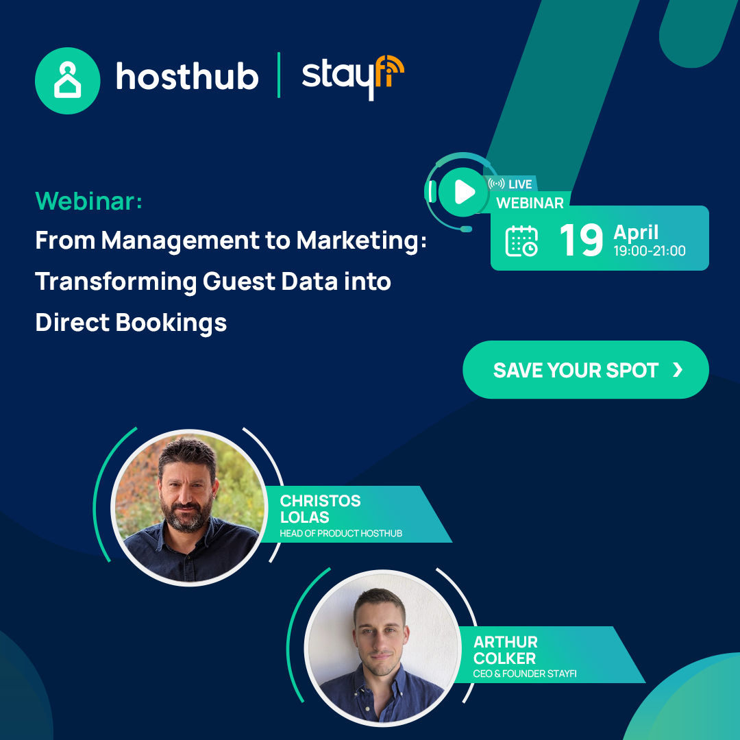 Webinar 19/04/2024: From management to marketing: Transforming guest data into direct bookings ...